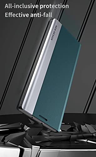 YukeTop Cover for Oppo Reno2 Case, Smart Flip Case, with Stand, Leather + PC, Cover Protection for Oppo Reno2.(Yellow)