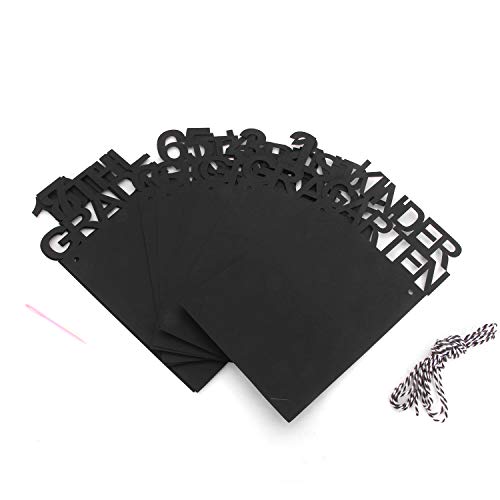 INNORU Graduation Photo Banner, Black 1st - 12th Grade Banner Congrats Graduate Sign - Grad Photo Props Decorations Supplies