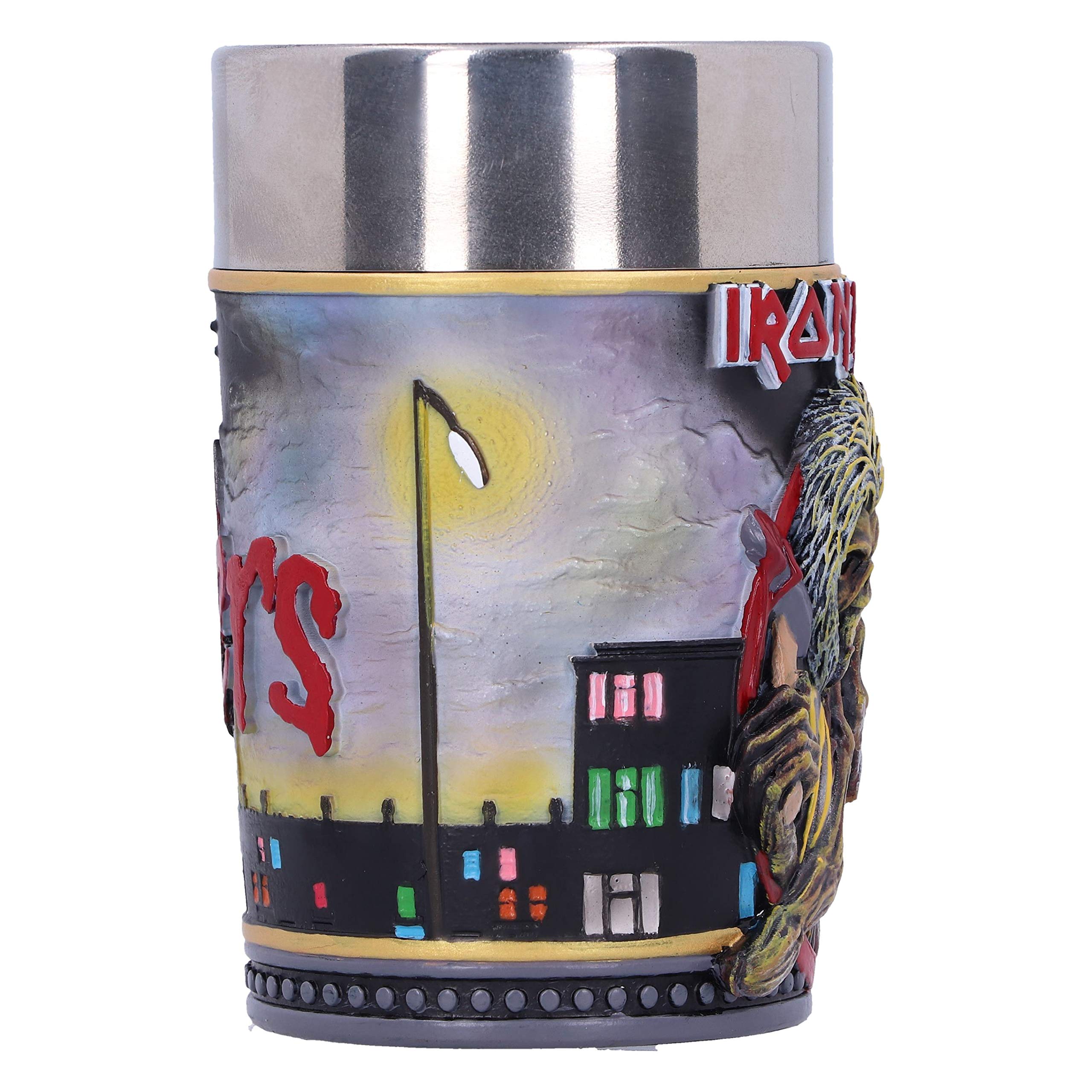 Nemesis Now Officially Licensed Iron Maiden The Killers Eddie Album Shot Glass, Black, 1 Count(Pack of 1)
