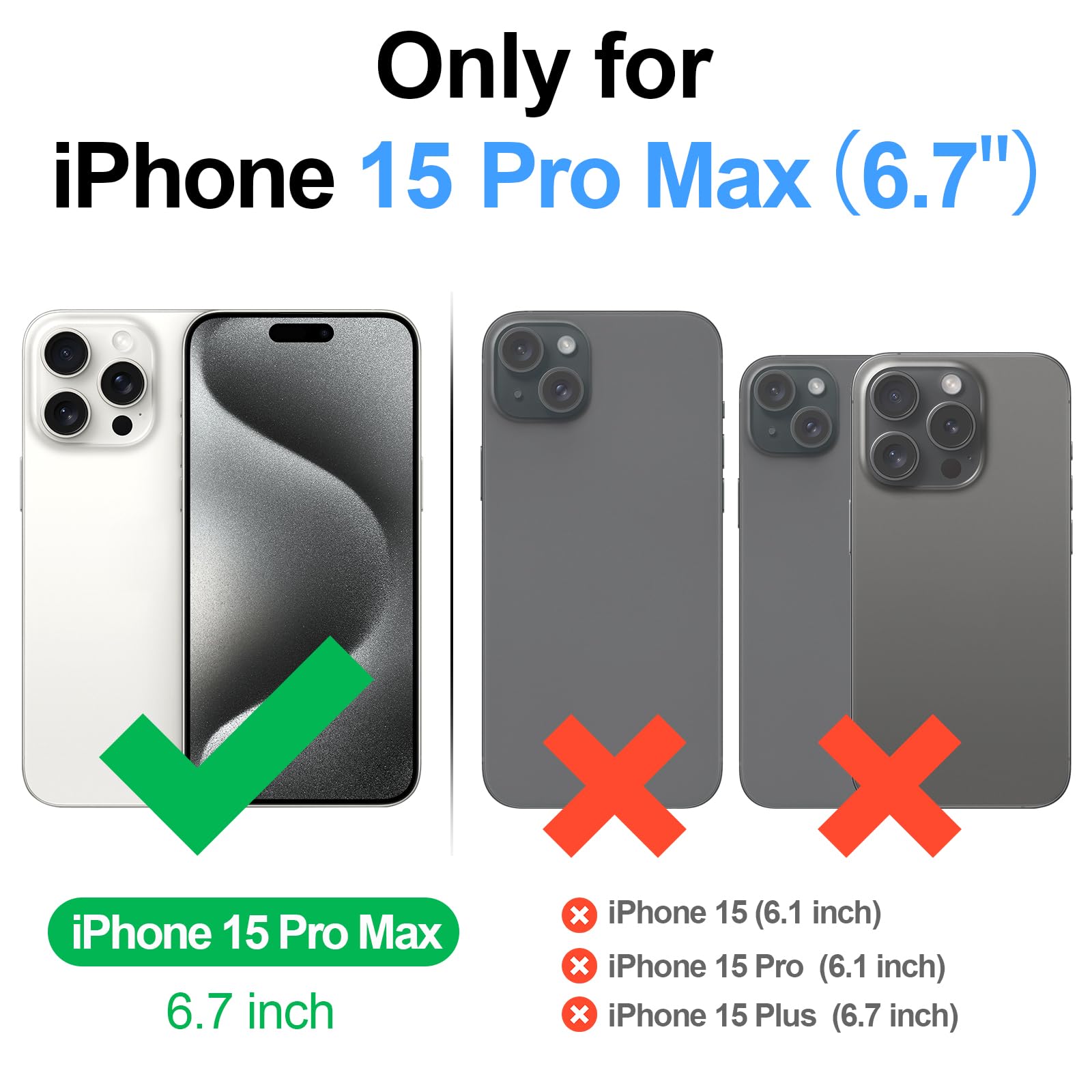Antsturdy Compatible with iPhone 15 Pro Max Wallet Case,RFID Blocking PU Leather Phone Case Women Men Kickstand flip Cover Wrist Strap Zipper Credit Card Holder Slots for Apple 15 ProMax,Wine Red