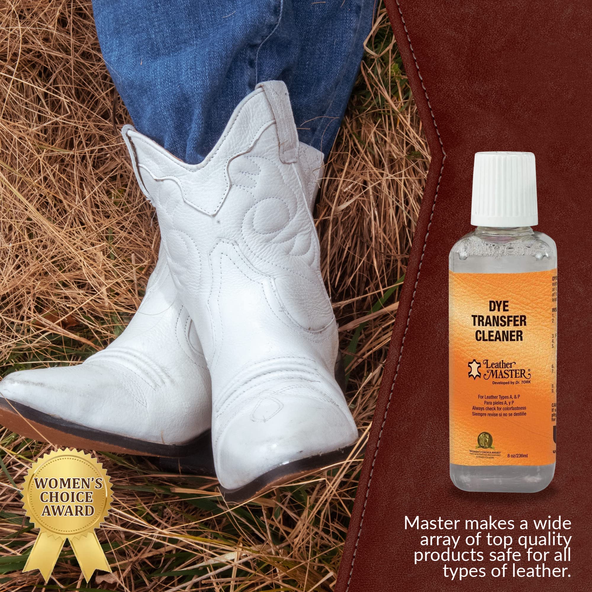 Leather Master Leather Dye Transfer Cleaner 236 milliliters
