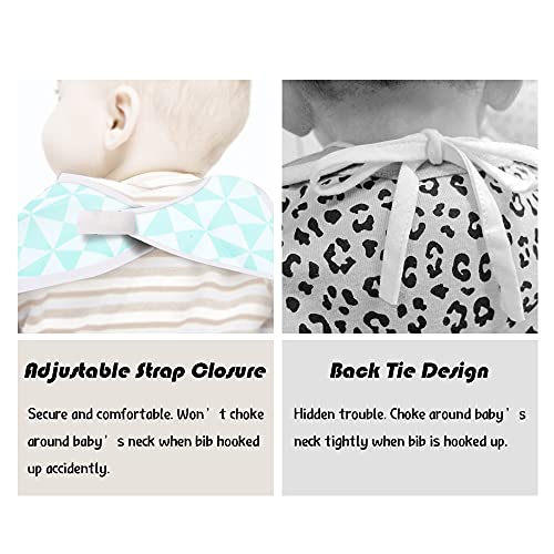 Little Dimsum Full Sleeved Feeding Bib 2 Pack,Baby & Toddler Waterproof Bib Apron,Food Protection Large Pocket Eating Smock 6-48 Months(L/Blue)