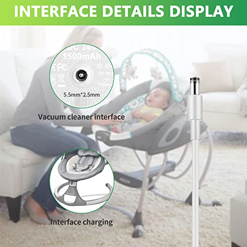 Czepa 5V Charger Cord for Graco Baby Simple Swing, Glider LX/Elite/Petite LX/Premier, DuoGlider, Sweetpeace, DuetSoothe, DuetConnect LX, Nova Baby Swing Power Cord Adapter