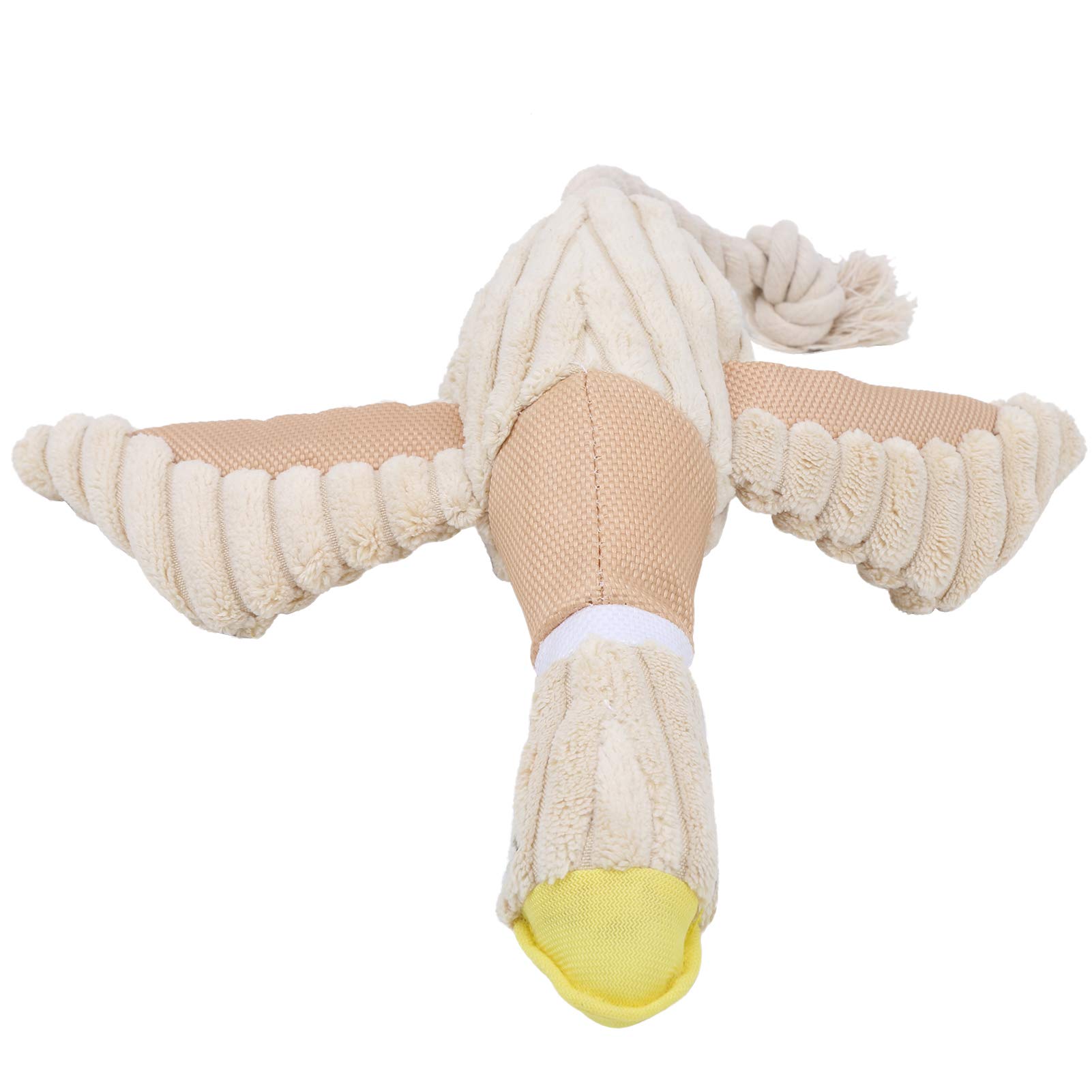 Squeaky Duck Pet Biting Toy Teeth Cleaning Chew Plush Toy Cat Play Interactive Toys for Puppy Small Medium Dogs (Squeaky Duck)