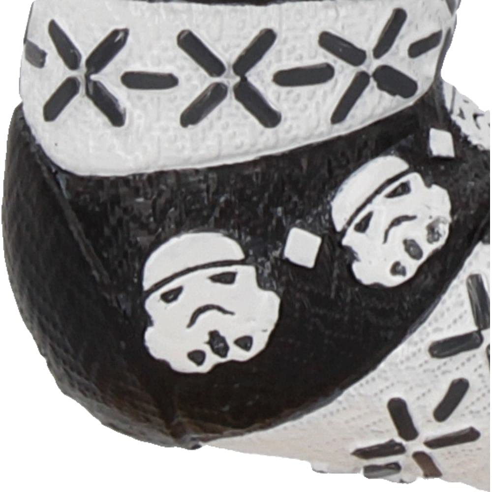 Nemesis Now B5779U1 Stormtrooper in Stocking Hanging Ornament, White, Christmas, 11.5cm