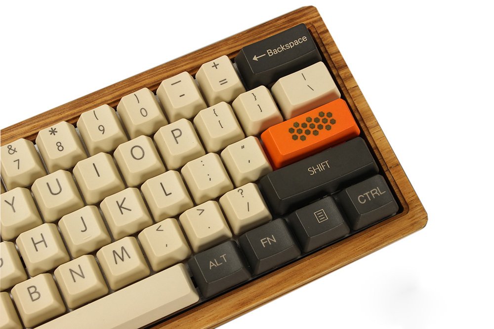 YMDK Carbon Top Print 87 104 60 Keycaps Thick PBT OEM Profile Keycap for MX Mechanical Keyboard (Only Keycap) (61)