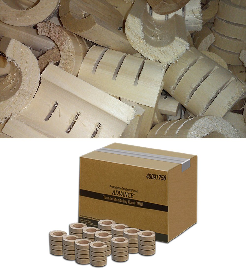 Whitmire Micro-Gen Advance Termite Wood Monitoring Bases (100/case)