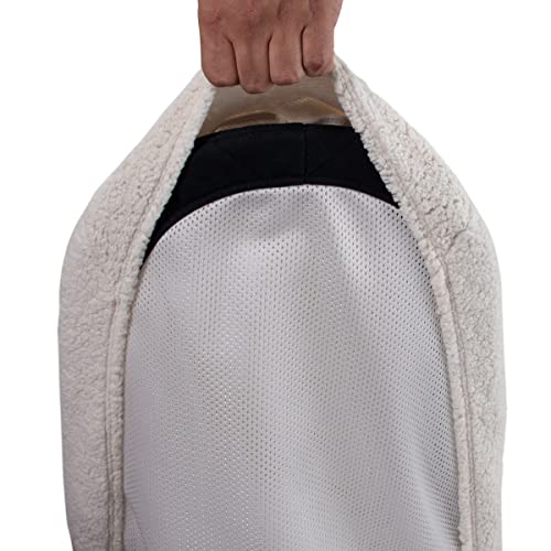 JANABEBE Cover - Liner Compatible with Baby Bouncer Babybjorn Soft, Balance, Bliss and Mini (Fleece, Rabbit)