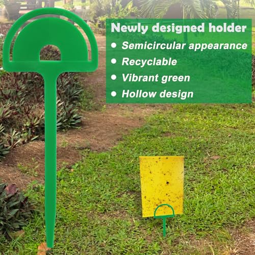 50 Sheets Sticky Fly Traps, Dual-Sided, for Flying Insect, Indoor and Outdoor, 8x6 Inch, Yellow