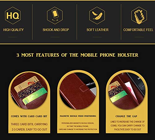 Case Cover Compatible with Oppo Reno2,Leather Flip Wallet Case with Card Slot,Stand Holder and Magnetic Closure, Case for Oppo Reno2