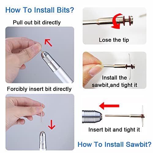 Newest USB Rechargeable Engraving Pen with 35 Bits and 4 Stencils,Mini Electric Engraving Machines Engraver Pen Etching Pen Cordless Rotary Tools Engraved Jewelry Glass Metal Wood Resin