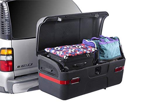 StowAway Max Hitch Cargo Box with Swingaway Frame | Black