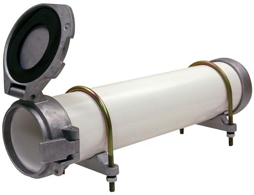 Buyers Products CC400 PVC Conduit Carrier Kit, 4 Inch Diameter, Mounting Hardware Included, Spring-Loaded Latch, Weather-Resistant Door Gasket