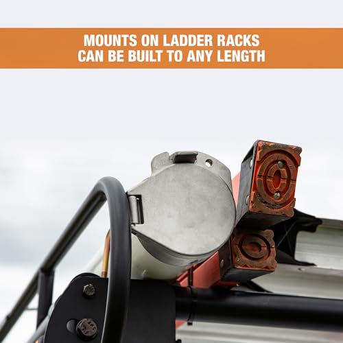 Buyers Products CC400 PVC Conduit Carrier Kit, 4 Inch Diameter, Mounting Hardware Included, Spring-Loaded Latch, Weather-Resistant Door Gasket