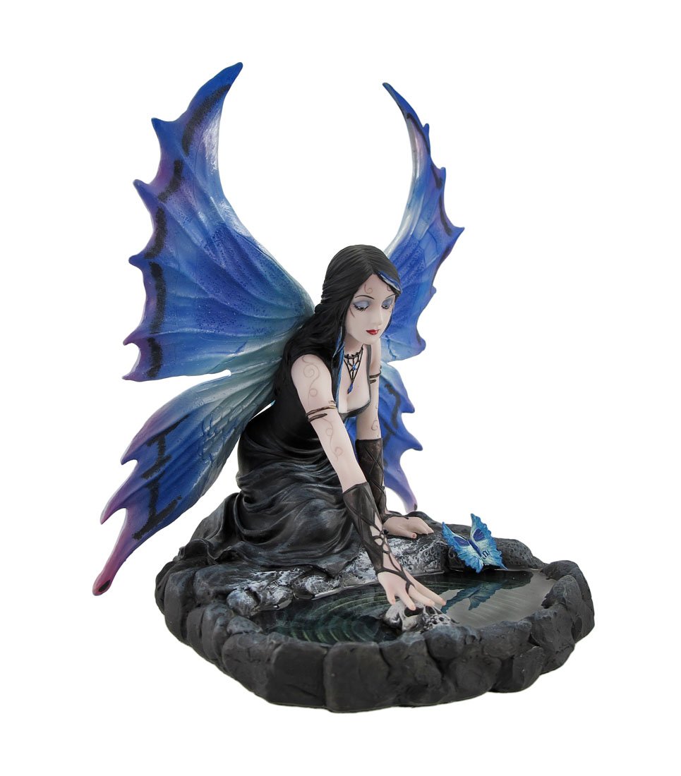 Nemesis Now Immortal Flight Fairy Figurine, Blue, 18.4cm