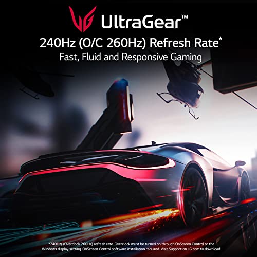 LG UltraGear UHD 32-Inch Gaming Monitor 32GQ950-B, Nano IPS 1ms (GtG) with ATW, VESA DisplayHDR 1000, NVIDIA G-SYNC, and AMD FreeSync, 144Hz, Black (Renewed)