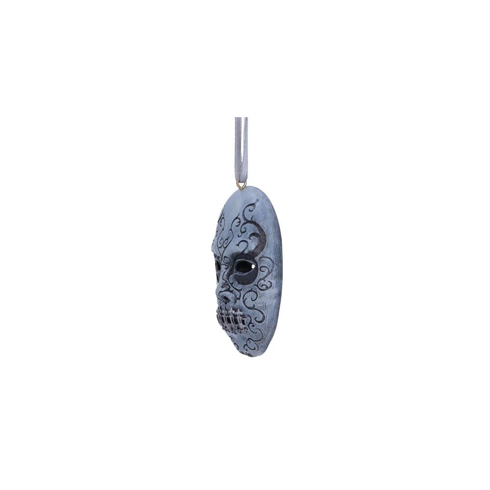Nemesis Now Harry Potter Deatheater mask Hanging Ornament, Grey, 7cm