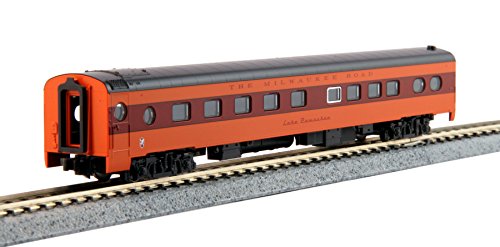 Kato USA Model Train Products N Milwaukee Road Olympian Hiawatha 9-Car Set Passenger Car Set
