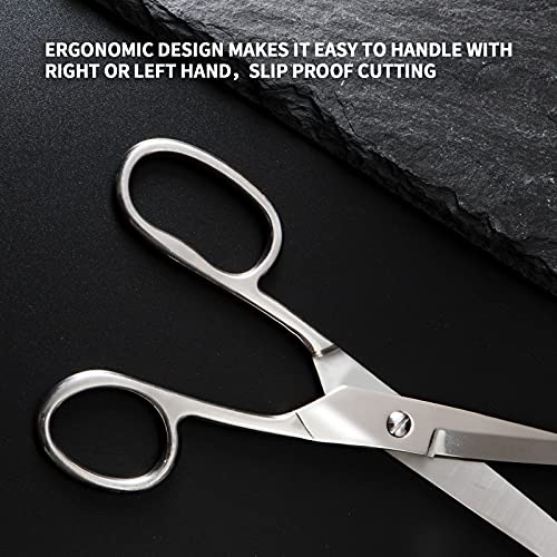 Fabric Scissors, Professional Heavy Duty Craft Tailor Scissors for Fabric Cutting, All Metal Stainless Steel Shears for Sewing Products School Supplies, 7 Inch