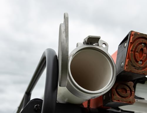 Buyers Products CC400 PVC Conduit Carrier Kit, 4 Inch Diameter, Mounting Hardware Included, Spring-Loaded Latch, Weather-Resistant Door Gasket