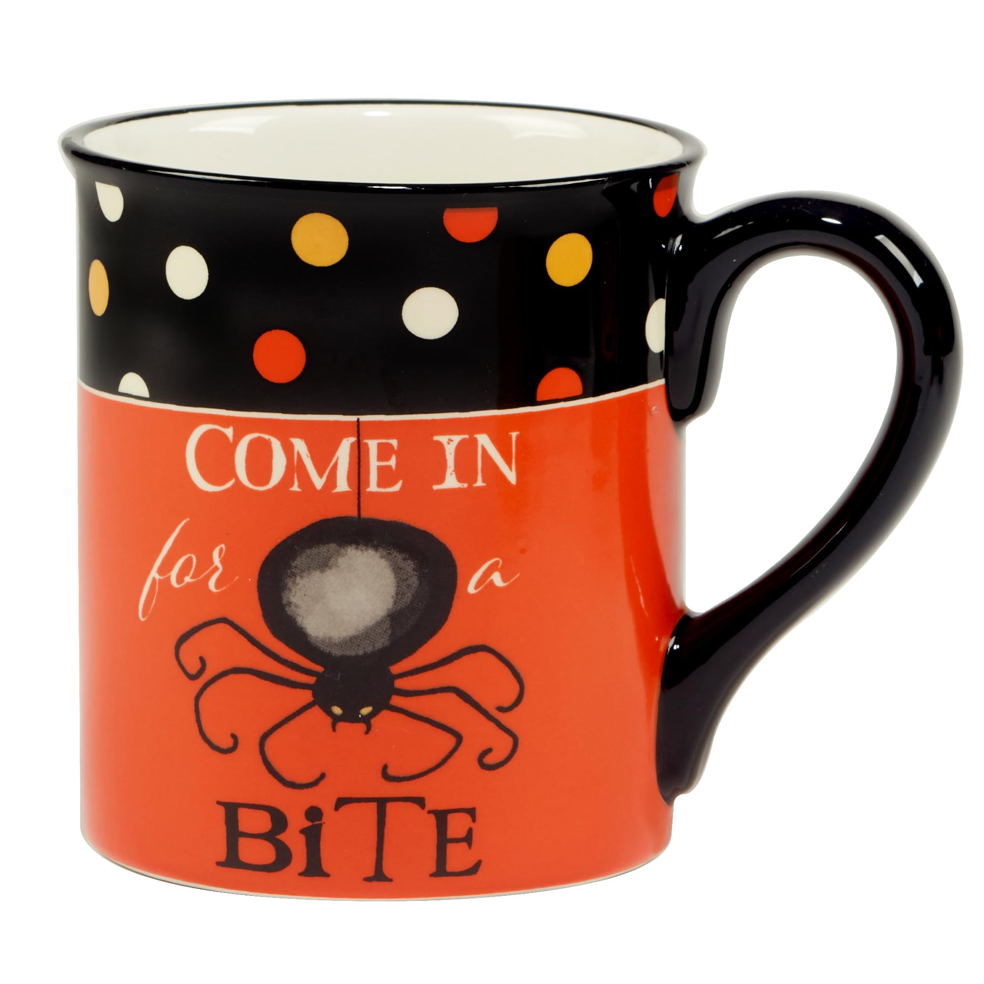 Certified International Spooky Halloween 18 oz. Mug, Set of 4, Multicolor