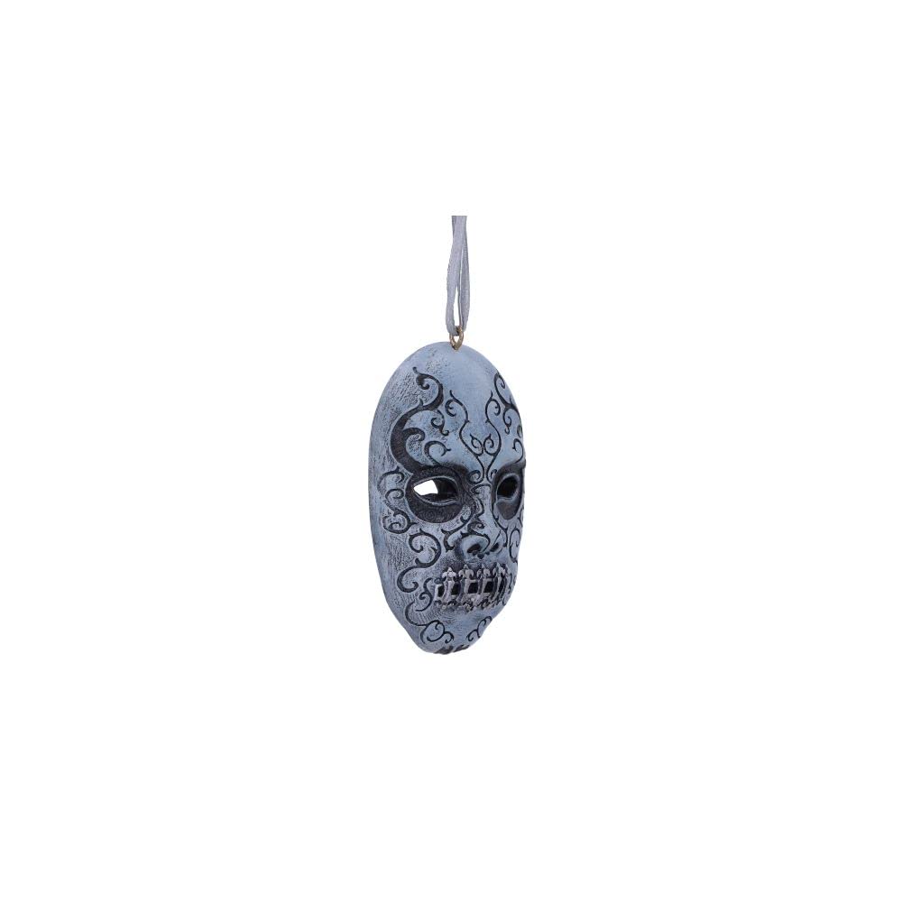 Nemesis Now Harry Potter Deatheater mask Hanging Ornament, Grey, 7cm