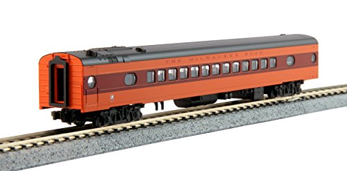 Kato USA Model Train Products N Milwaukee Road Olympian Hiawatha 9-Car Set Passenger Car Set