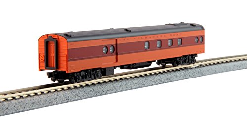 Kato USA Model Train Products N Milwaukee Road Olympian Hiawatha 9-Car Set Passenger Car Set