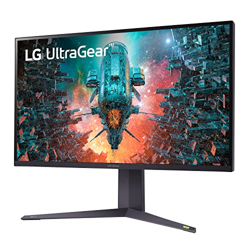 LG UltraGear UHD 32-Inch Gaming Monitor 32GQ950-B, Nano IPS 1ms (GtG) with ATW, VESA DisplayHDR 1000, NVIDIA G-SYNC, and AMD FreeSync, 144Hz, Black (Renewed)
