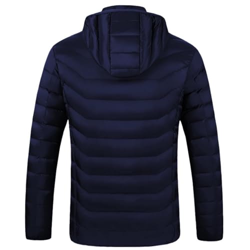Muscularfit 2023 Smart Heated Jacket for Men Women Outdoor Waterproof Winter Warm Heating Coat 21 Heating Zones Puffer Fleece Coat
