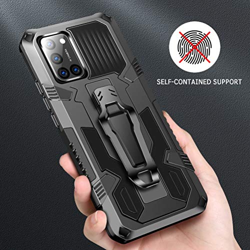 Grandcaser Case for Oppo Reno2 Z Ultra-Thin PC+TPU Luxury Shockproof Back Cover Armor Bumper Bracket Anti Fall Protective Cover for Oppo Reno2 Z/F 6.53" -Grey