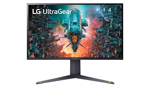 LG UltraGear UHD 32-Inch Gaming Monitor 32GQ950-B, Nano IPS 1ms (GtG) with ATW, VESA DisplayHDR 1000, NVIDIA G-SYNC, and AMD FreeSync, 144Hz, Black (Renewed)