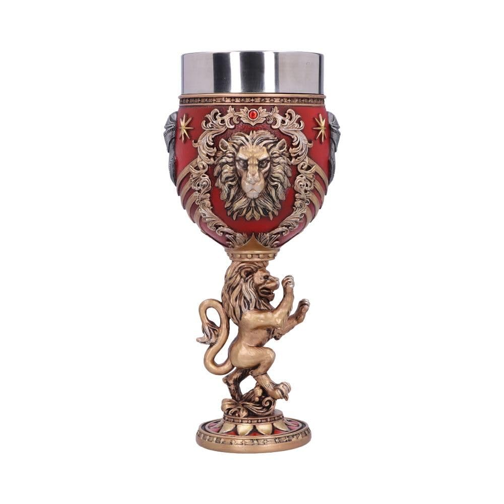 Nemesis Now Harry Potter Goblet, Hand Painted Harry Potter Collectible Chalice, Wizarding Wrold Cup, Ideal Gift for Potterheads - Gryffindor