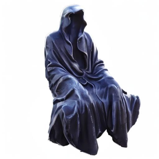 SHOWFEICAT Resin Tabletop Gothic Decor Sitting Statue, Resin Statue Gothic Decor, Fits On Sturdy Shelf and Has A Cool Mystic Look 5.1 Inch