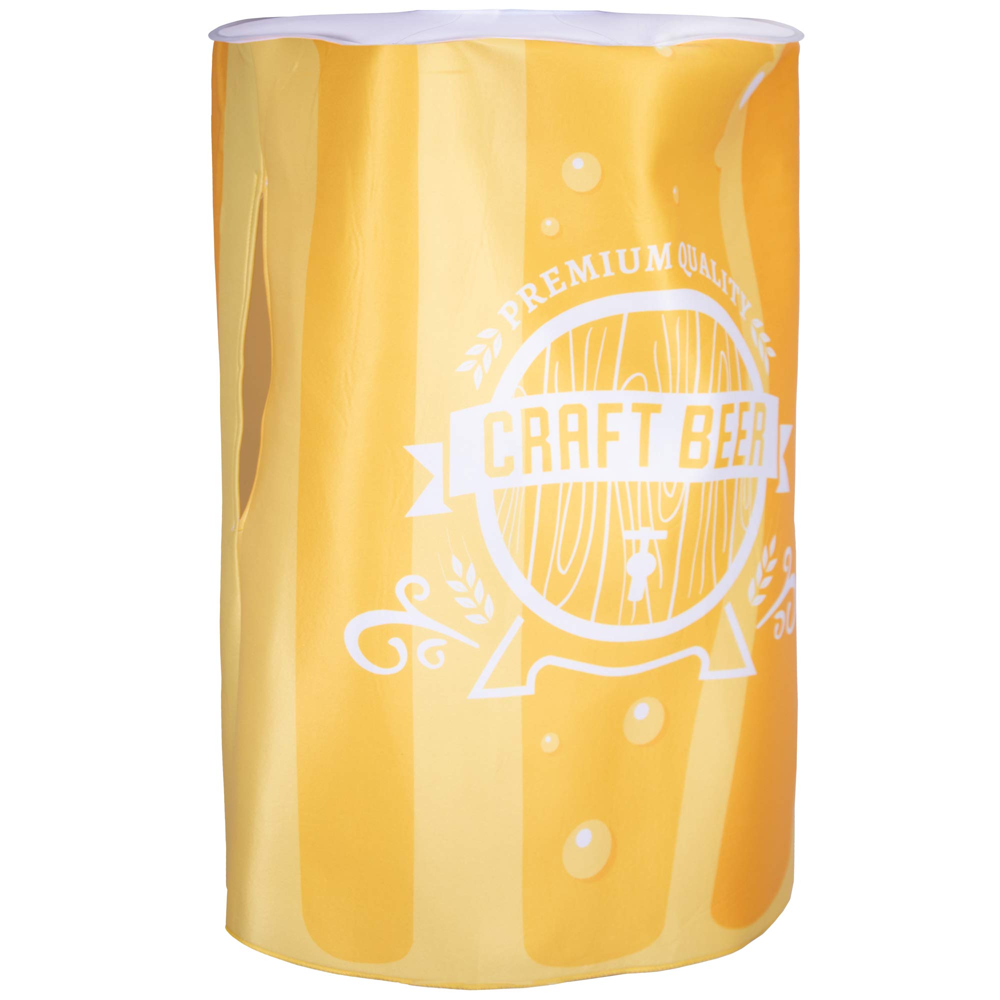 Boo Inc. Pint of Beer Halloween Costume | Funny Food Craft Beer Drinking Glass Suit