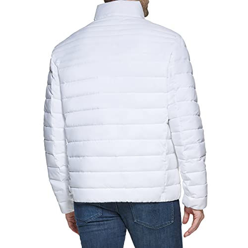 Calvin Klein Men's Classic Packable Down Jacket, White, XX-Large