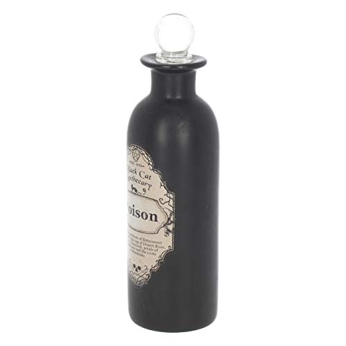 Nemesis Now Poison Apothecary Potion Bottle, Gothic Decor, Sinister Design, Unique Gift for Witches, 19cm