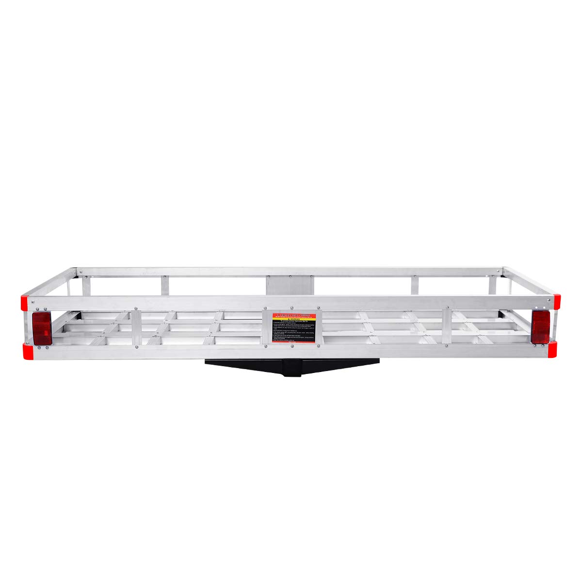 IRONMAX Hitch Cargo Carrier, 60” x 22” x 7” Trailer Hitch Mount Aluminum Cargo Carrier Fits 2” Receiver, Heavy Duty Vehicle Rear Cargo Basket for SUV, Car, Van, Truck, 500LBS Capacity