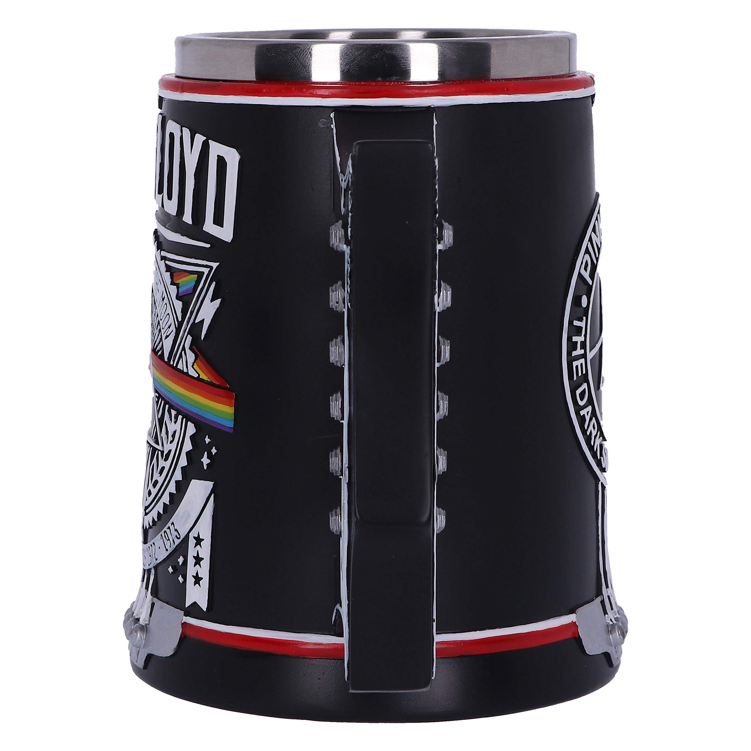 Nemesis Now B4888P9 Pink Floyd Darkside of The Moon Tour Tankard, Black, One Size