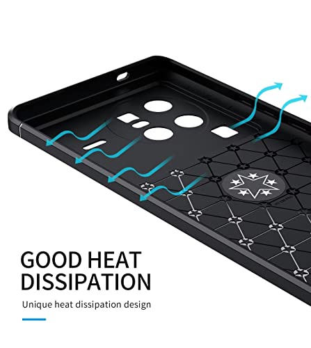 YukeTop Cover for Oppo Reno2 Case, Soft TPU, Drop-Resistant, Rear Ring Holder, Cover Protection for Oppo Reno2.(Black)