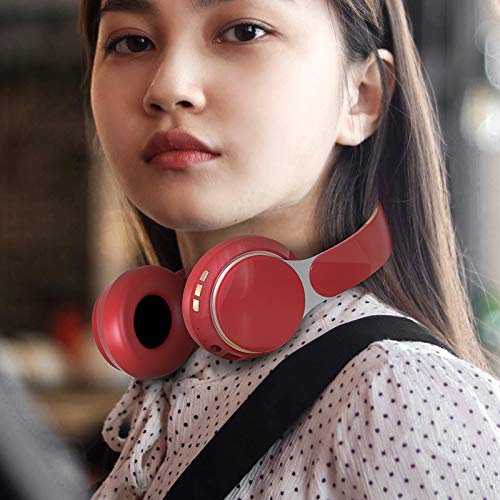 FG-07 Wireless Gaming Headset, Lightweight, Comfortable,Memory Foam & Premium Leatherette Ear Cushions, Stereo Headphones, Gaming Headphones with Mic for Mobile Device… (White)