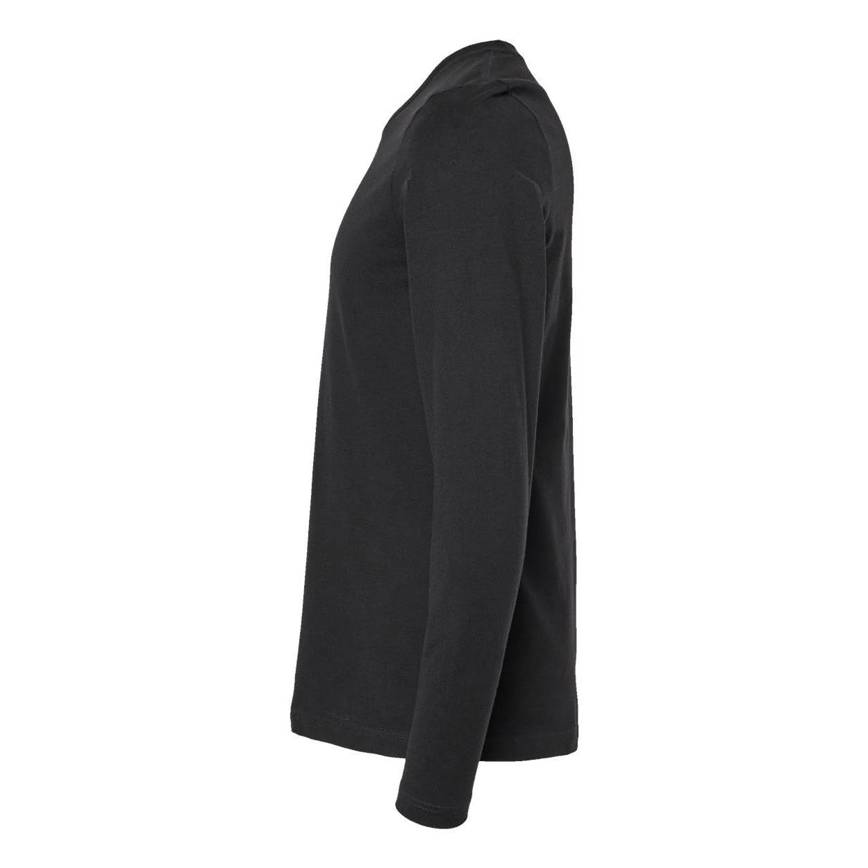 Tultex - Premium Cotton Long Sleeve T-Shirt - 591 - S - Black