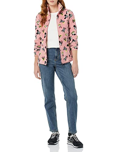 Amazon Essentials Disney | Marvel | Star Wars | Princess Women's Polar Fleece Full-Zip Mock Jackets, Minnie and Friends, XX-Large