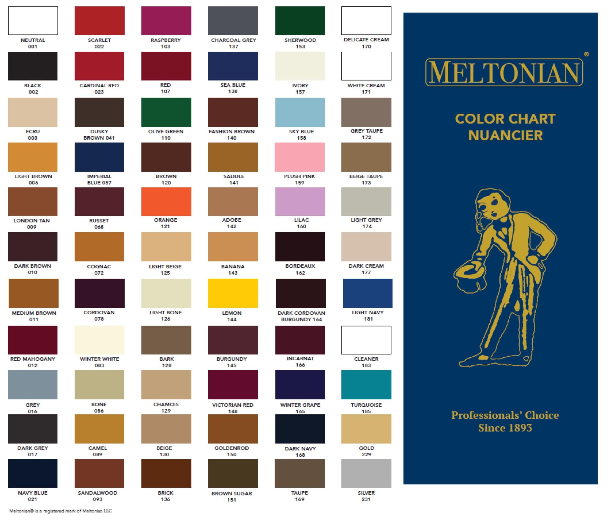 Meltonian Cream Shoe Polish - Natural Wax & Oils- Brown & Black Shoe Polish for Leather - Restores & Protects, 60+ Colors, Cleaner