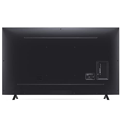 LG UQ7590PUB 43 Inch HDR 4K UHD Smart TV Bundle with Deco Gear 60W 2.0 Channel Soundbar, 37"-100" TV Wall Mount Bracket Bundle and 6-Outlet Surge Adapter