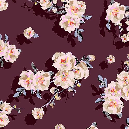 Vera Bradley Women's Performance Twill Deluxe Zip Id Case Wallet with RFID Protection, Blooms and Branches, One Size