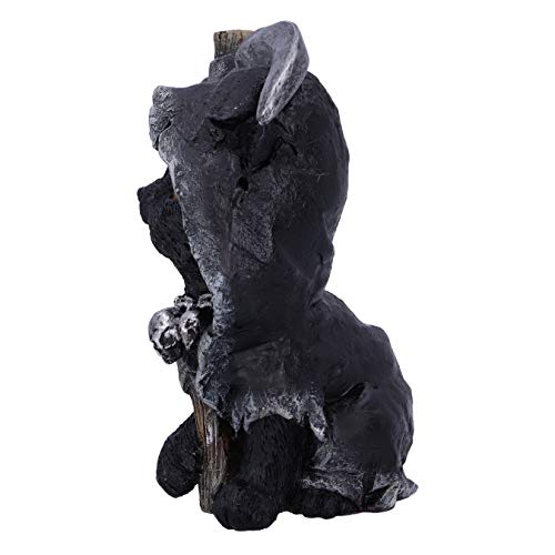 Nemesis Now Amara Grim Reaper Feline Cat Figurine, Resin, Hand-Painted, Gothic Decor, 10.2cm