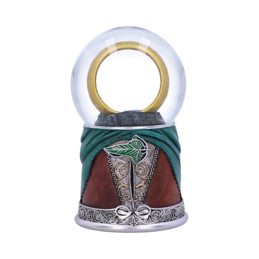Nemesis Now Lord of The Rings Snow Globe, Iconic Middle Earth Design, Official Merchandise Hand-Painted Resin - Frodo