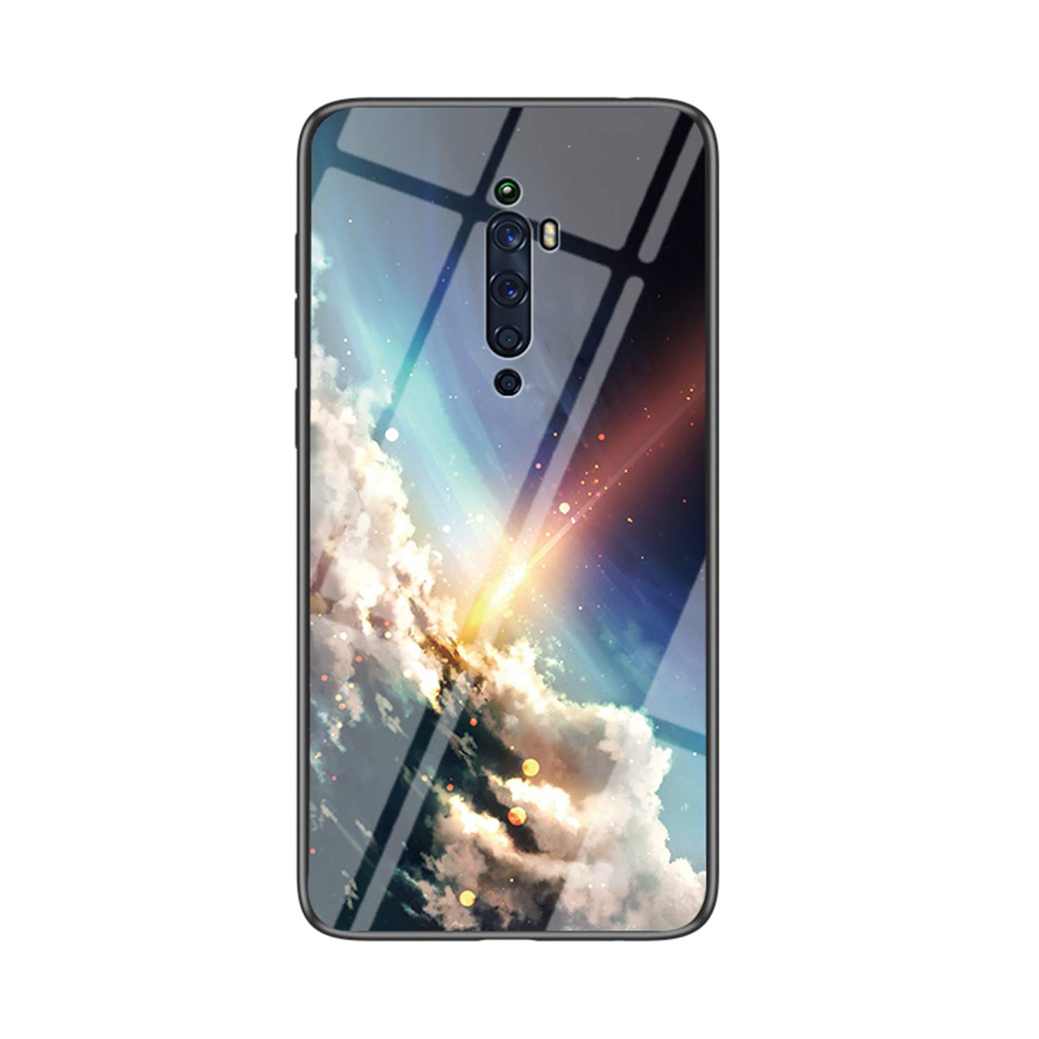 IVY Tempered Glass Starry Sky Case for Oppo Reno2 Z Case - B