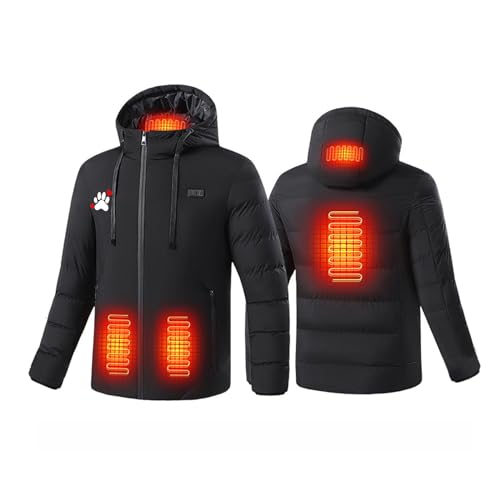 Muscularfit 2023 Heated Hoodies for Men Women 2023 Fashion 4 Heating Zones Unisex Smart Heated Jacket (Battery Pack not Included)